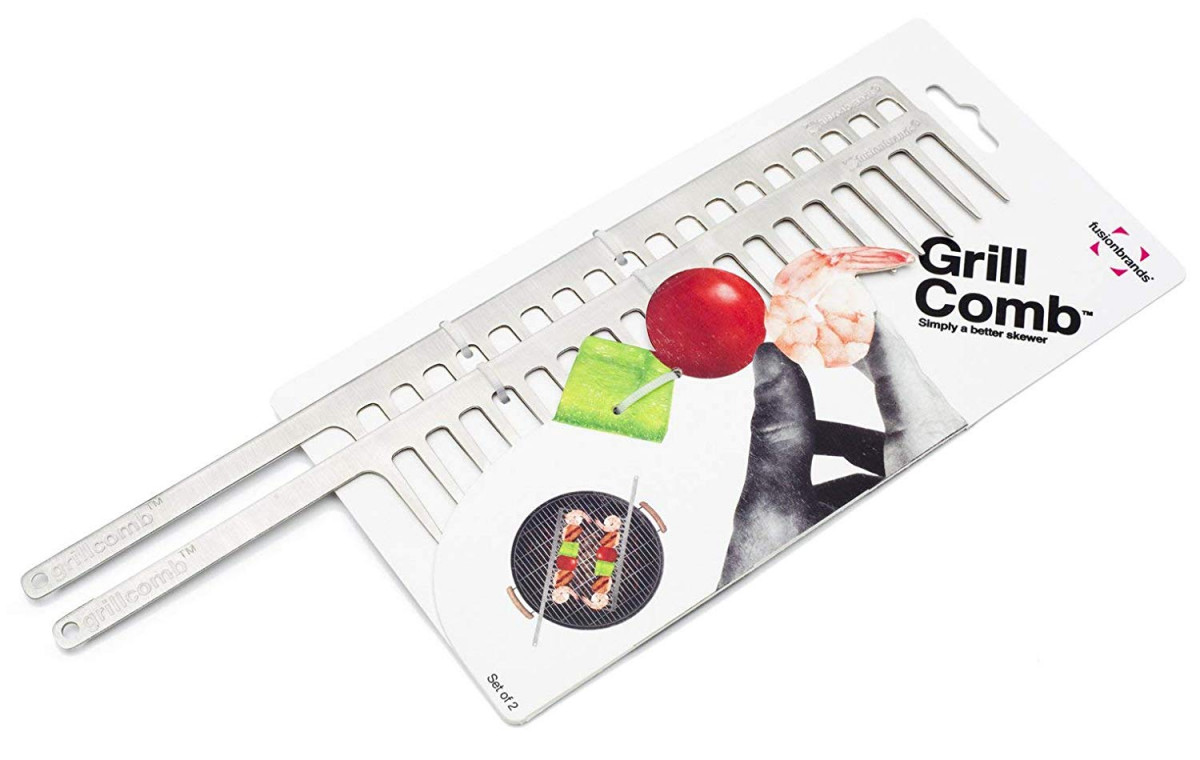 Grill Comb pettine per spiedini in acciaio inox - Gruppo 3 A.B.D.